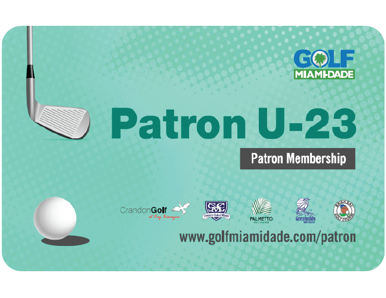 Patron Card Information - Miami-Dade County Golf